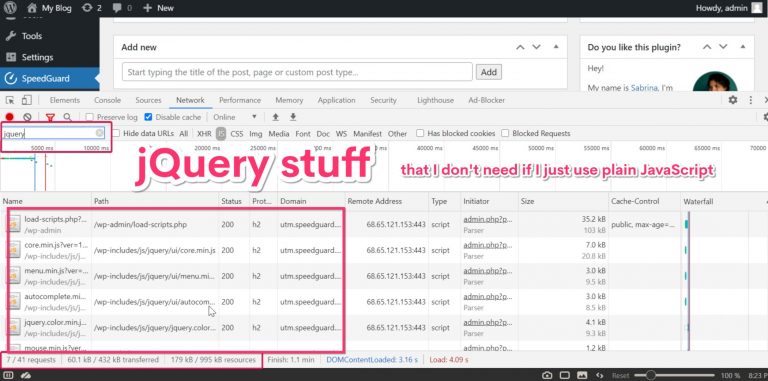 Replacing Jquery With Vanilla Javascript In My Wordpress Plugin